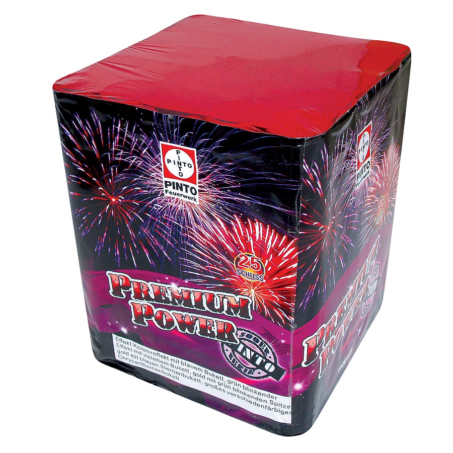 Premium Power - 25 Schuss • Gerrys Feuerwerk Premium Power - 25 Schuss • Gerrys Feuerwerk